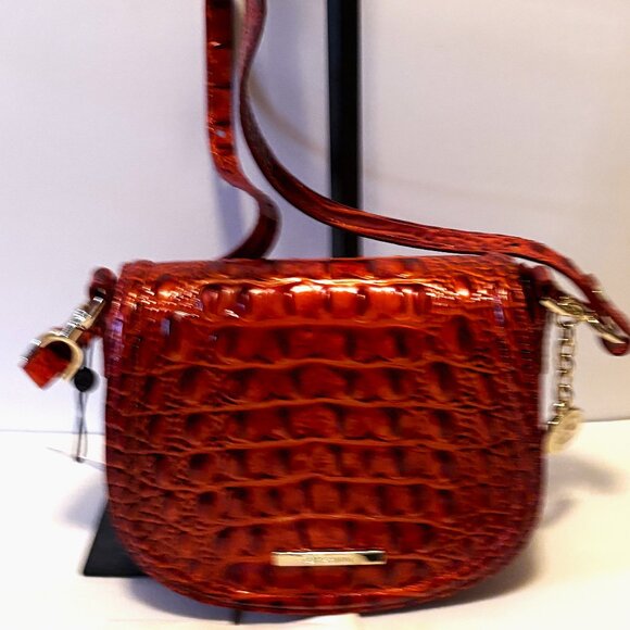 Brahmin | Bags | Brahmin Radiant Red Melbourne Crossbody | Poshmark